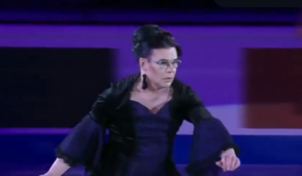 Watch: ‘Gender-Neutral’ Ice Skater Falls and Can’t Get Up During ...